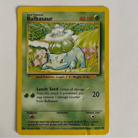 Pokemon | Toys | Pokemon 999 Vintage Set Bulbasaur 4412 | Poshmark